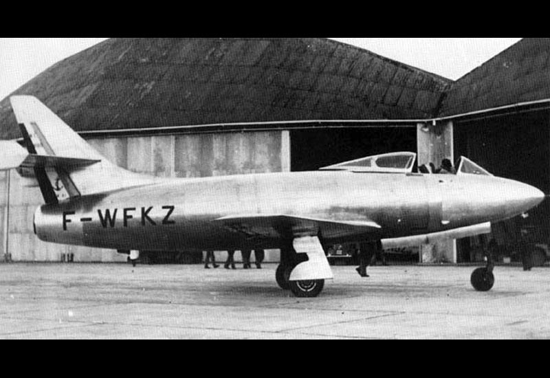 SNCAC (Aerocentre) NC.1080 Single-Seat Jet-Powered Fighter Prototype