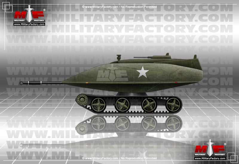 Chrysler TV-8 Medium Amphibious Combat Tank Concept