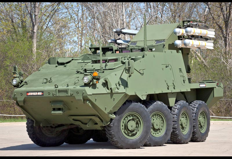 General Dynamics Stryker MSL (Maneuver Short-range air defense Launcher ...