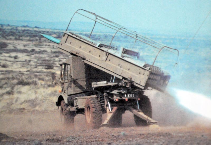 Denel Valkiri / Bateluer MLRS Wheeled Multiple Launch Rocket System