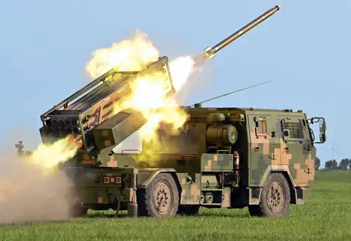 NORINCO PHL-21 4x4 Wheeled Multiple-Launch Rocket System (MLRS)