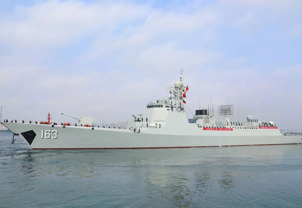 CNS Jiaozuo (163) Guided-Missile Destroyer Warship