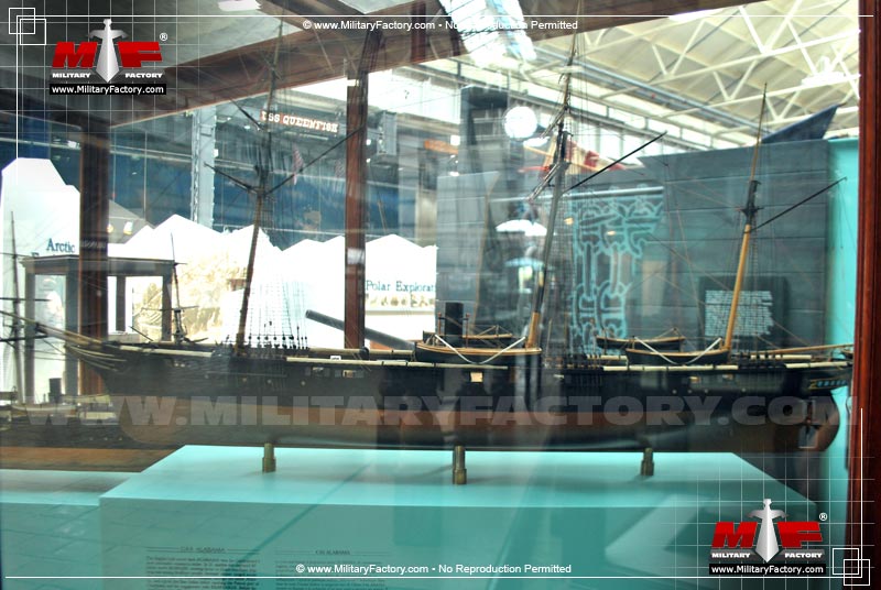 CSS Alabama Sloop-of-War Sailing Warship