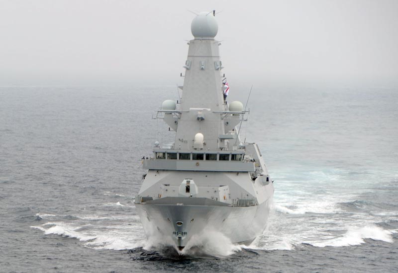 HMS Dauntless (D33) Air-Defense Guided Missile Destroyer Warship