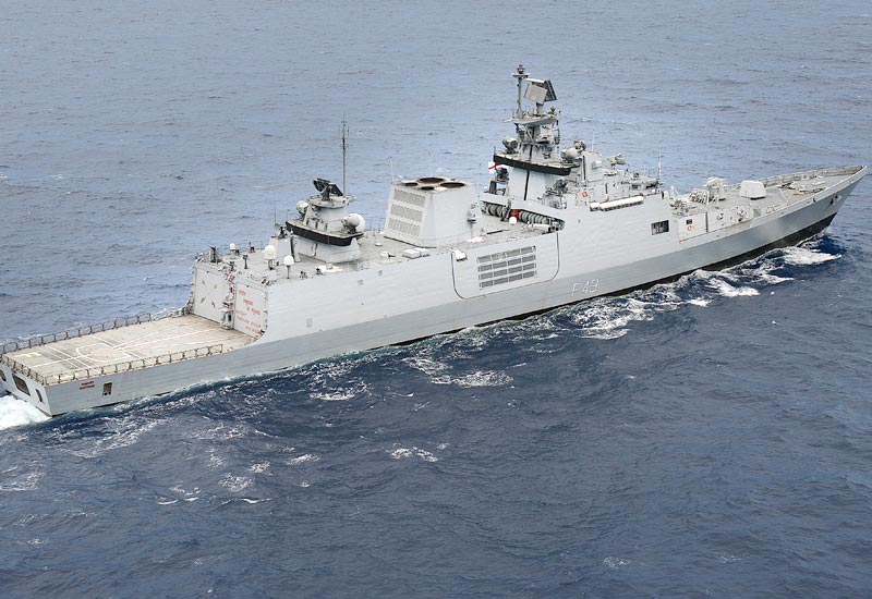INS Sahyadri (F49) Guided Missile Frigate Warship