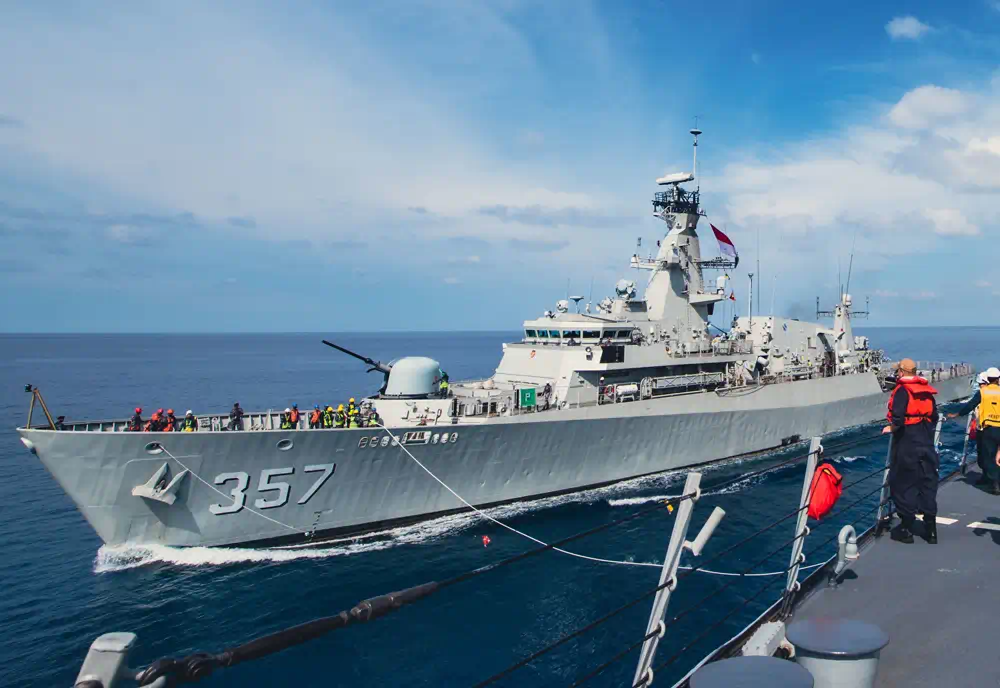 KRI Bung Tomo (357) Guided-Missile Corvette Warship