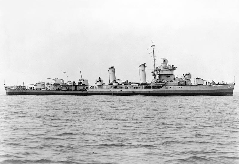 USS Gleaves (DD-423) Destroyer Warship