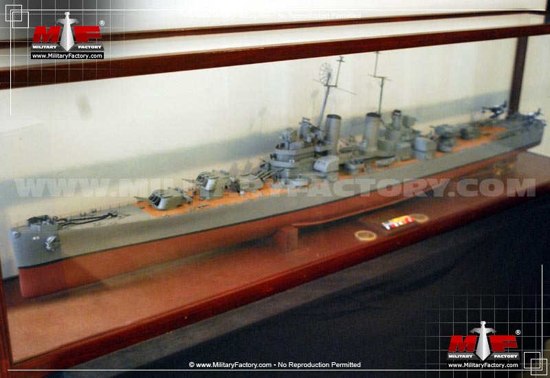 USS St. Louis (CL-49) Light Cruiser Warship