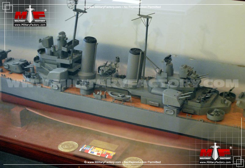 USS St. Louis (CL-49) Light Cruiser Warship