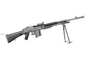Fabrique Nationale FN Mle D (BAR) Light Machine Gun (LMG)
